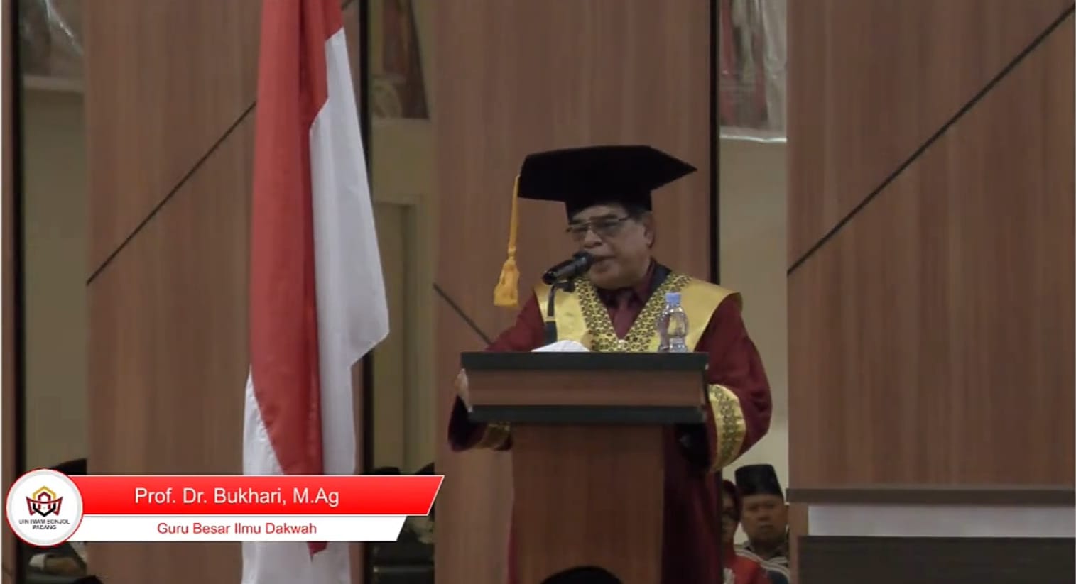 Orasi Ilmiah Guru Besar Ilmu Dakwah, Bukhari Sampaikan Pentingnya ...